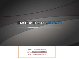 linux backbox | PPT