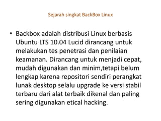 linux backbox | PPT