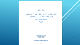 DATA COMMUNICATION AND NETWORKING | PDF