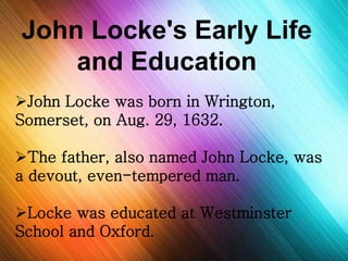 John Locke | PPTX