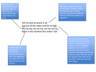 Lyrical Analysis Of Birdy | PPT