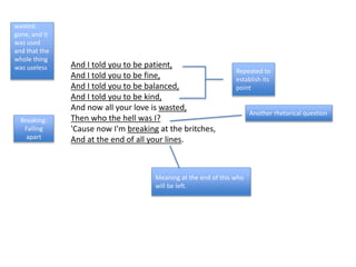 Lyrical Analysis Of Birdy | PPT