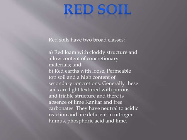 types of soil and water absorption | PPT