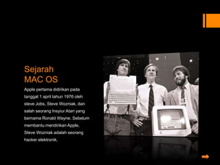 Tentang Mac OS | PPTX