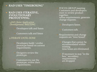 Iterative and Incremental Development (RAD) | PPT