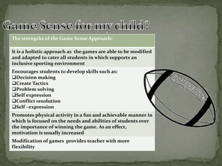 Game Sense | PPT