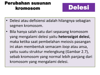 mutasi kromosom | PPTX