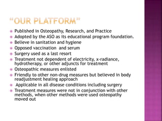 Presentation1 Osteopathic Medicine-CAM | PPTX