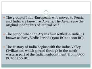 Historical Evolution of Indian Culture | PPTX | Hinduism | Religion ...