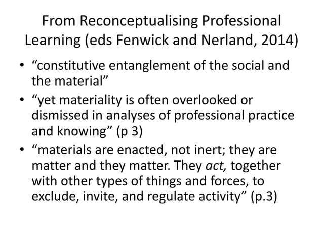 Socio-materialism and the Community, Self and Identity Project | PPTX