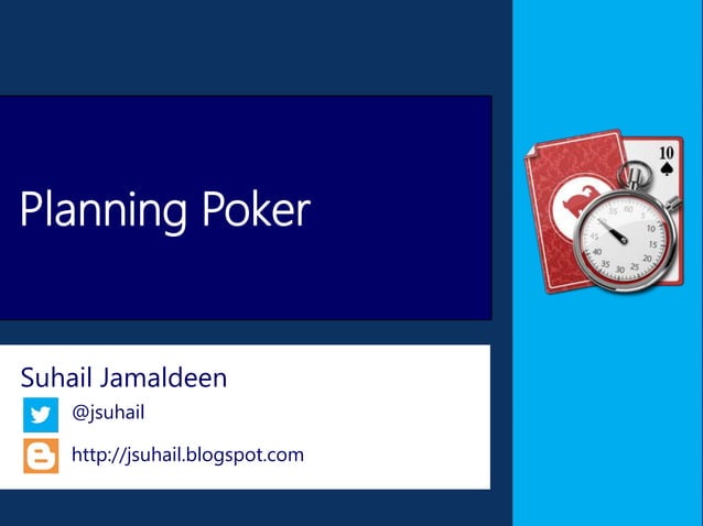 Planning Poker estimating technique | PPTX