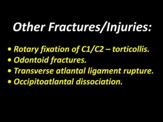 Presentation1.pptx, radiological imaging of spinal trauma and spinal ...