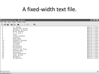 IMPORT AND EXPORT UTILITIES IN MS-ACCESS | PPTX
