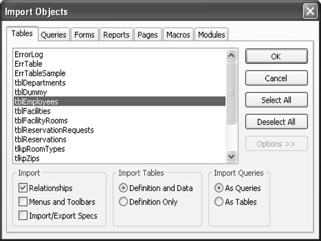 IMPORT AND EXPORT UTILITIES IN MS-ACCESS | PPTX
