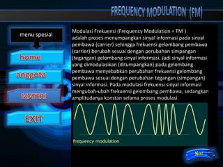 Pemodulasian Gelombang AM dan FM | PPTX
