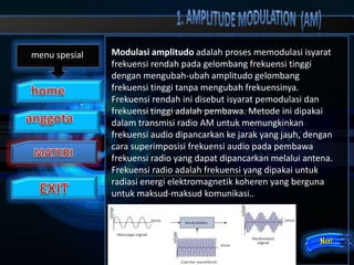 Pemodulasian Gelombang AM dan FM | PPTX