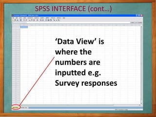 Uses of SPSS and Excel to analyze data | PPTX