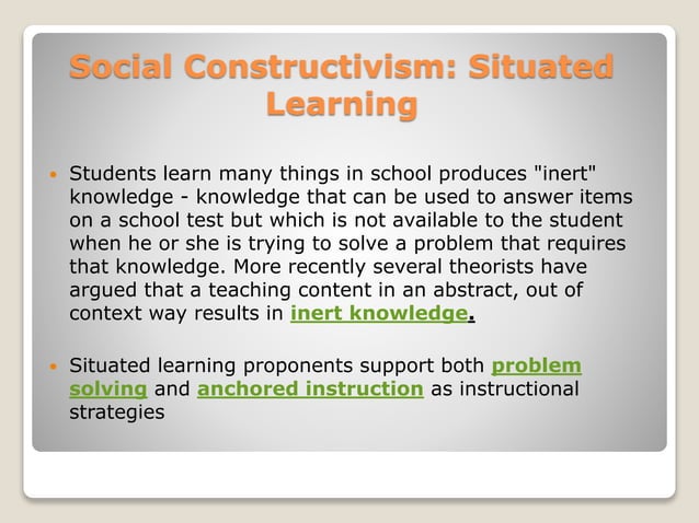 Social Constructivism by Lev Vygotsky | PPTX | Education