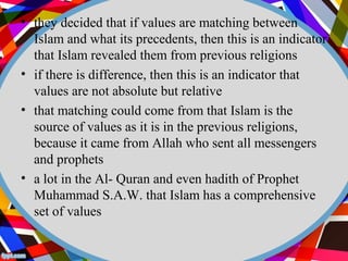 Internalization of Islamic values in education | PPT