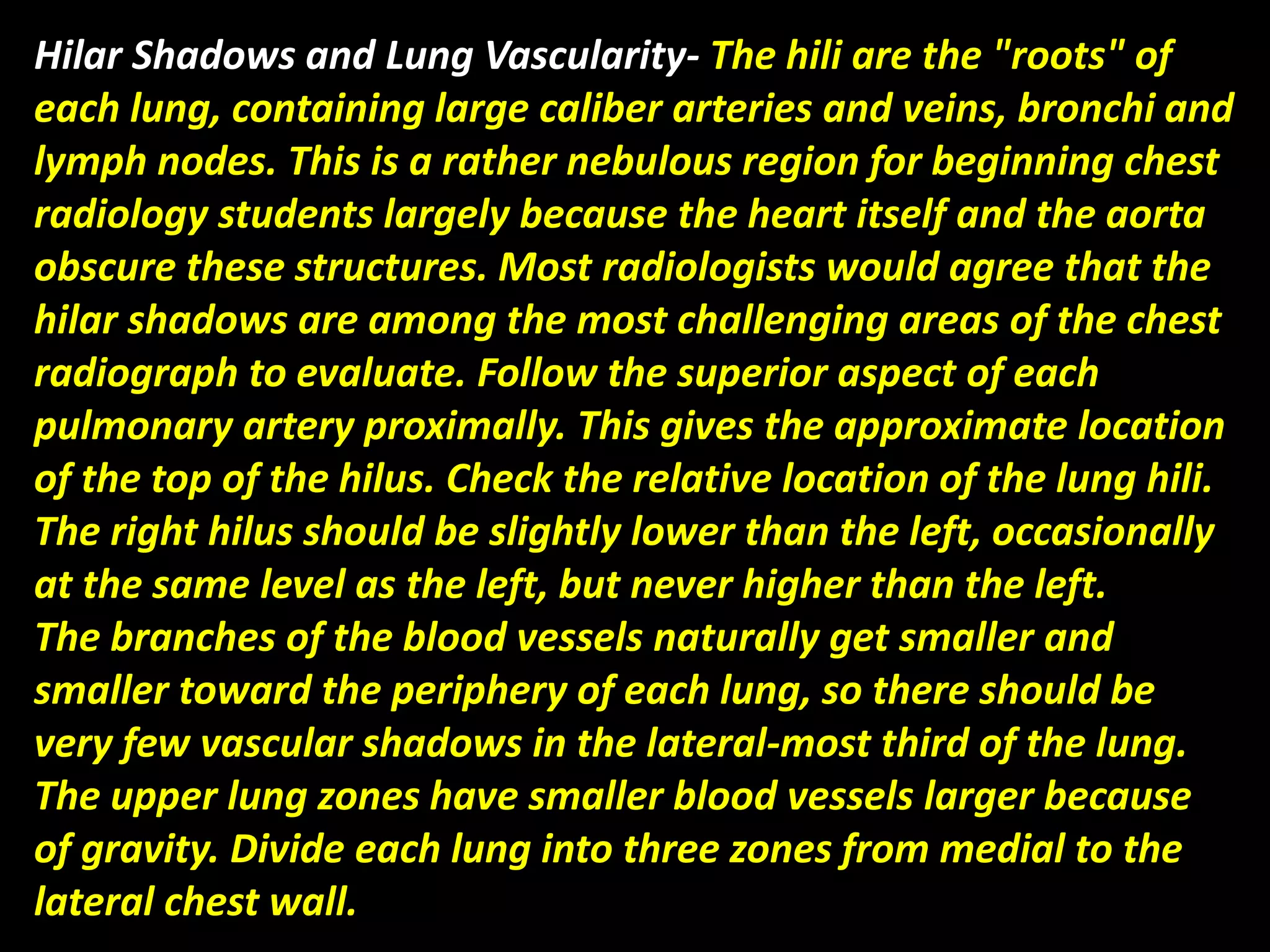 Presentation1.pptx, radiological anatomy of the chest. | PPTX