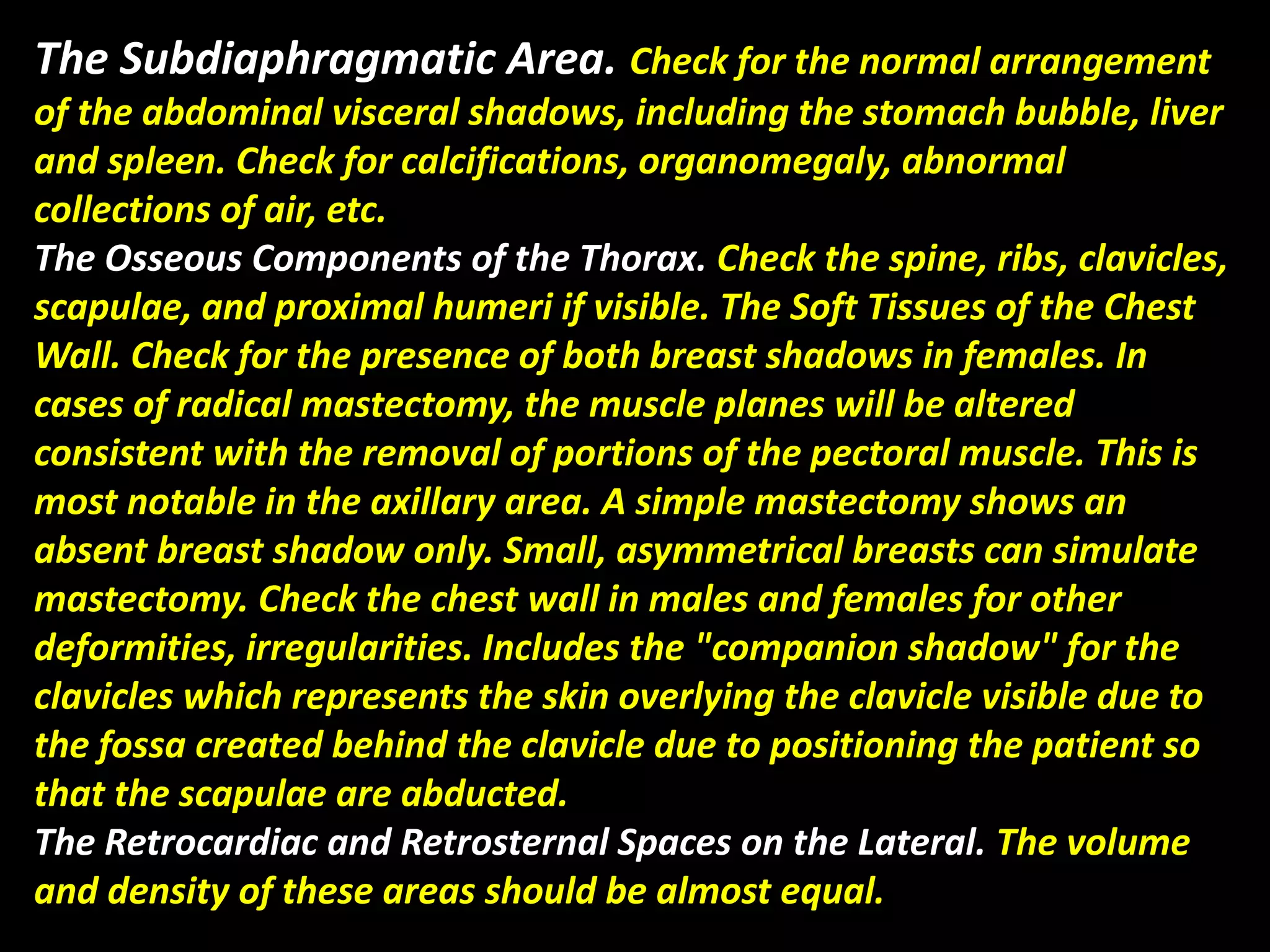 Presentation1.pptx, radiological anatomy of the chest. | PPTX