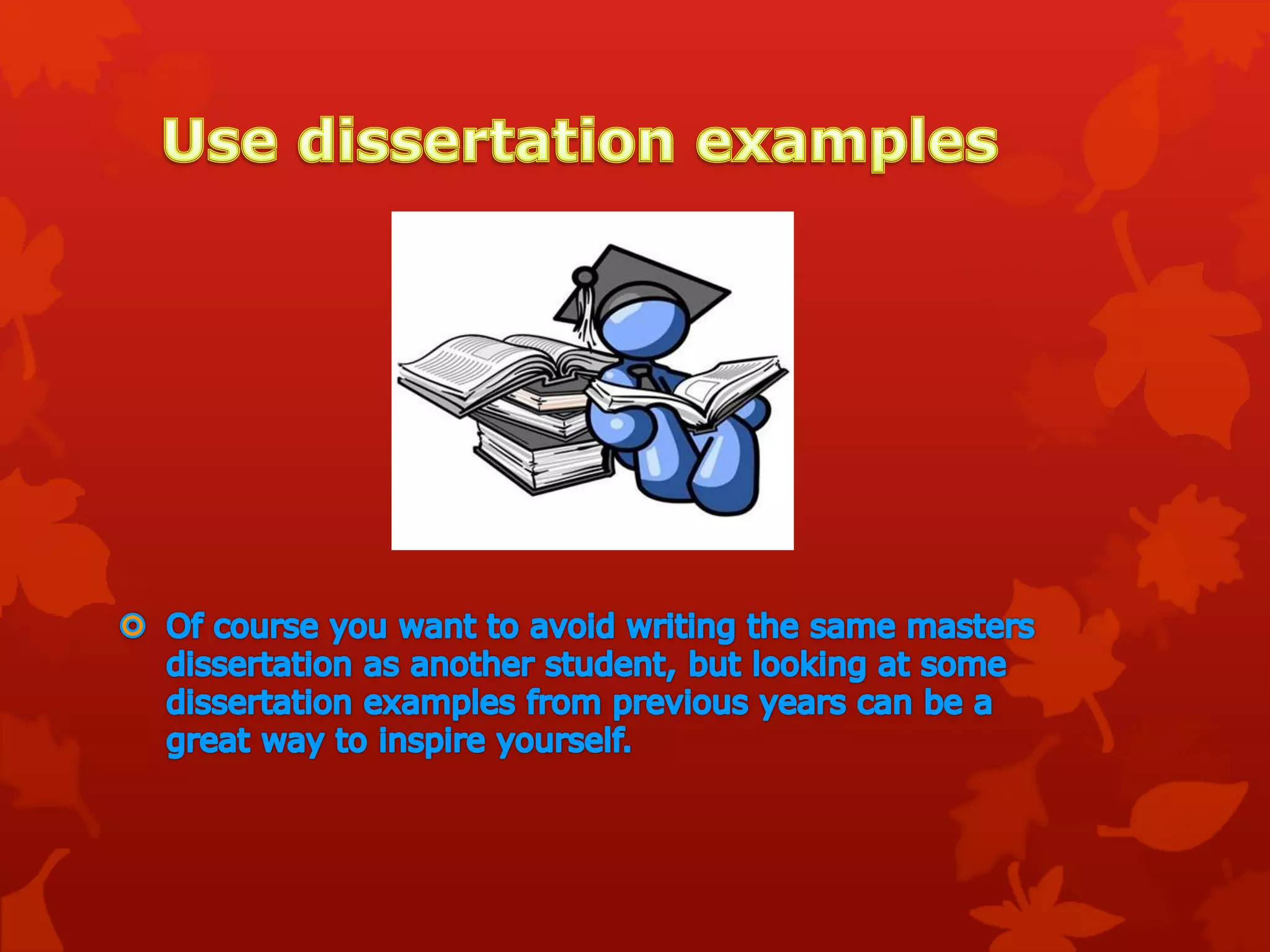 Choosing a Dissertation Topic | PPTX