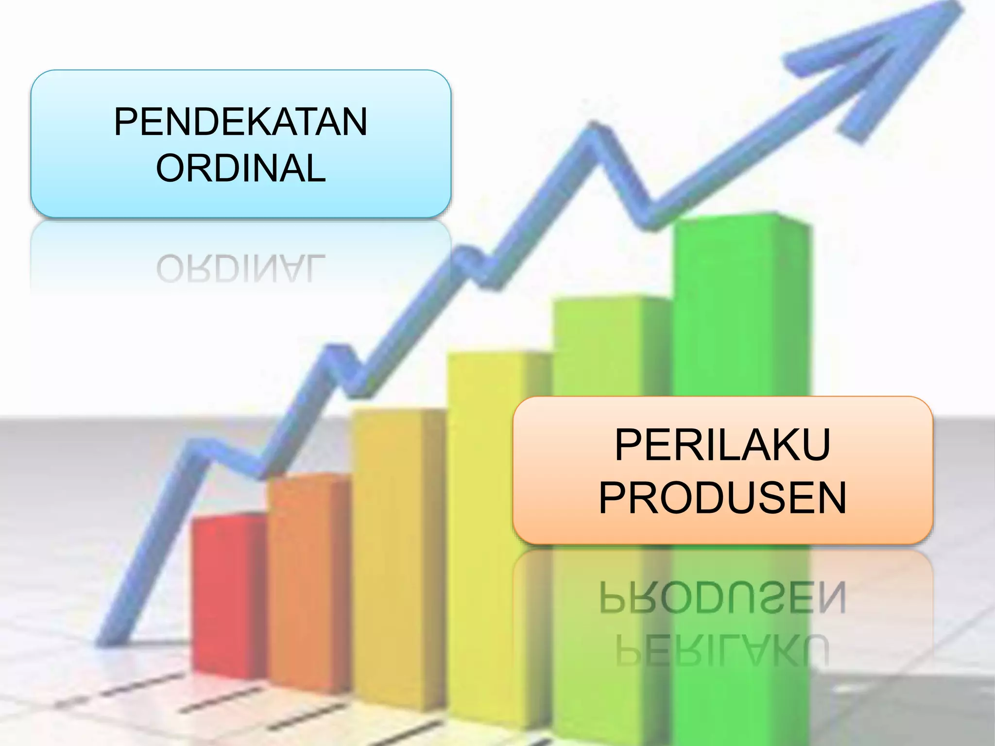 Pendekatan Ordinal dan Perilaku Produsen kelas X | PPTX