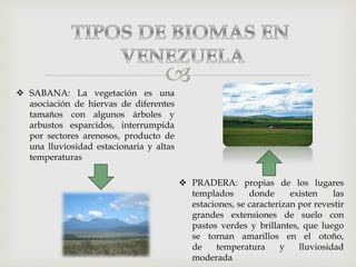 biomas en venezuela y el mundo | PPTX