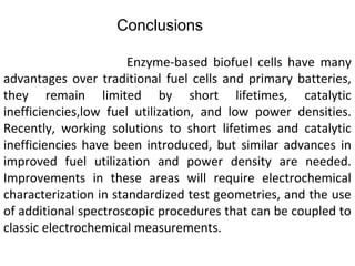 Enzymatic biofuel cells | ODP