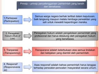 Pemerintah yang Bersih dan Berwibawa | PPTX