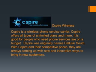CSpire Presentation | PPT