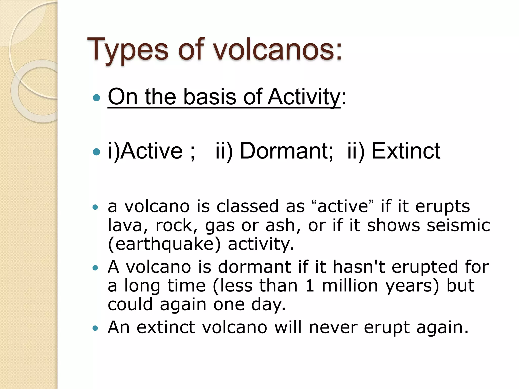 Volcanism | PPTX