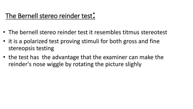 stereopsis and types of stereopsis tests | PPTX | 3-D Graphics ...