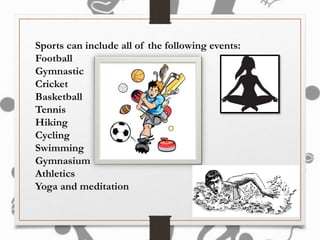 SPORTS ON MENTAL WELL BEING | PPT