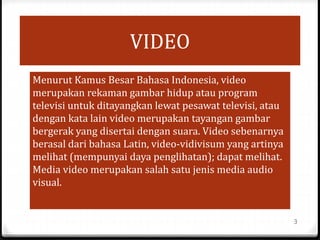Video Pembelajaran | PPT