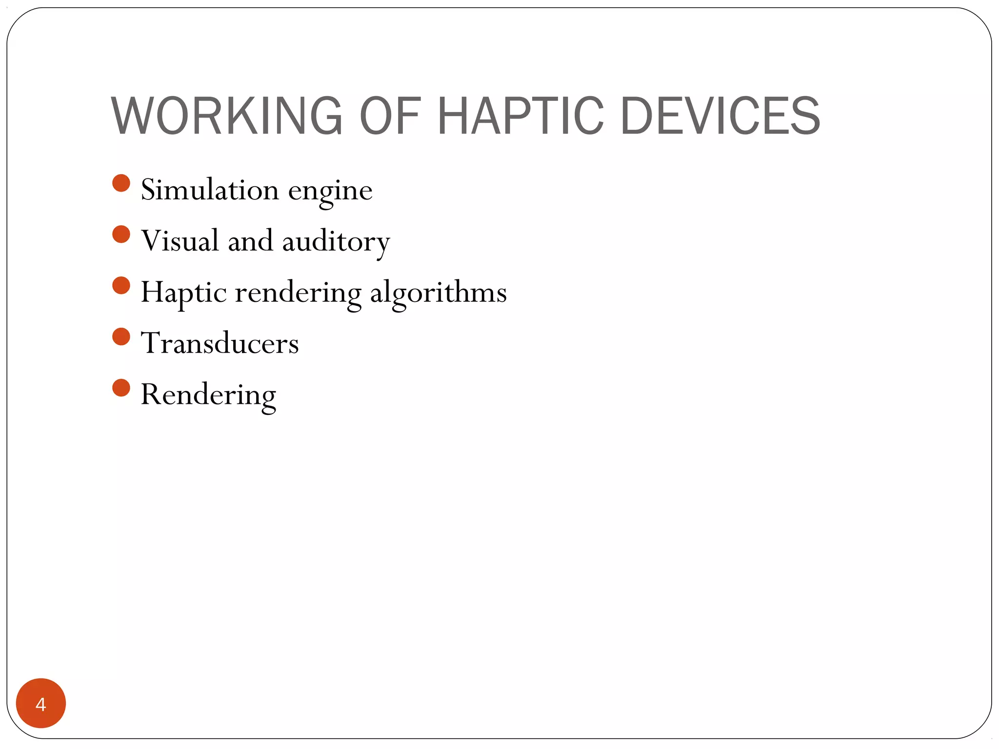 Haptics technology | PPT