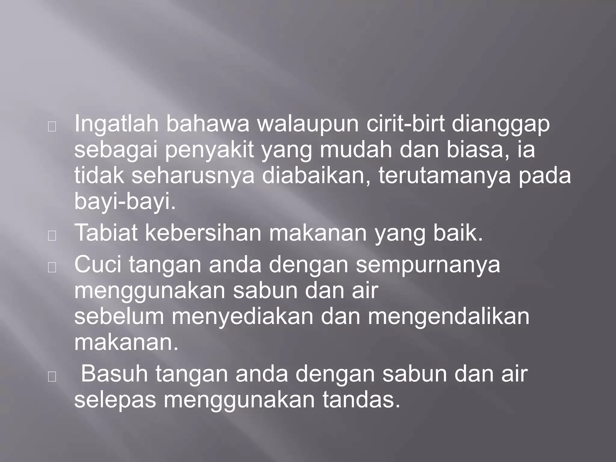 cirit-birit dikalangan kanak-kanak | PPTX