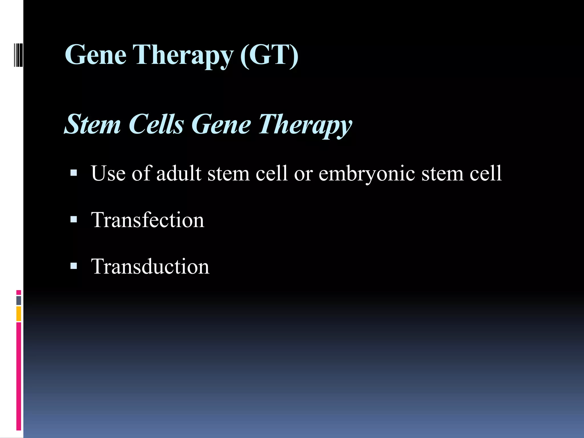 Stem Cell Gene Therapy Ppt