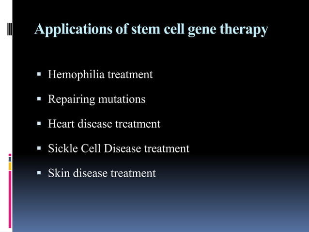 Stem Cell Gene Therapy Ppt