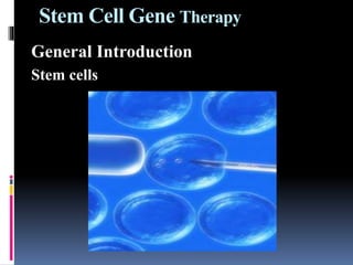 stem cell gene therapy | PPTX