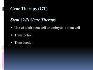 stem cell gene therapy | PPTX