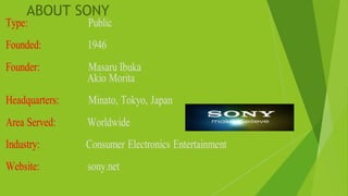 SONY | PPTX