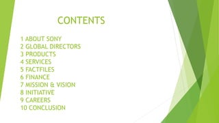 SONY | PPT