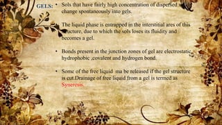colloidal chemistry in foods | PPTX