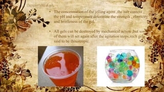 colloidal chemistry in foods | PPTX