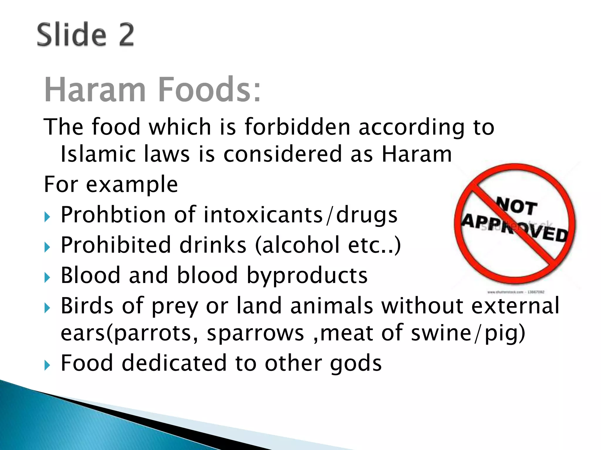 Halal And Haram Food | PPTX