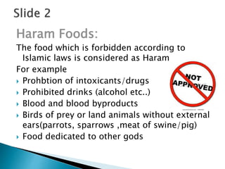 Halal And Haram Food | PPTX