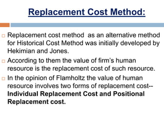 human resource valuation | PPTX