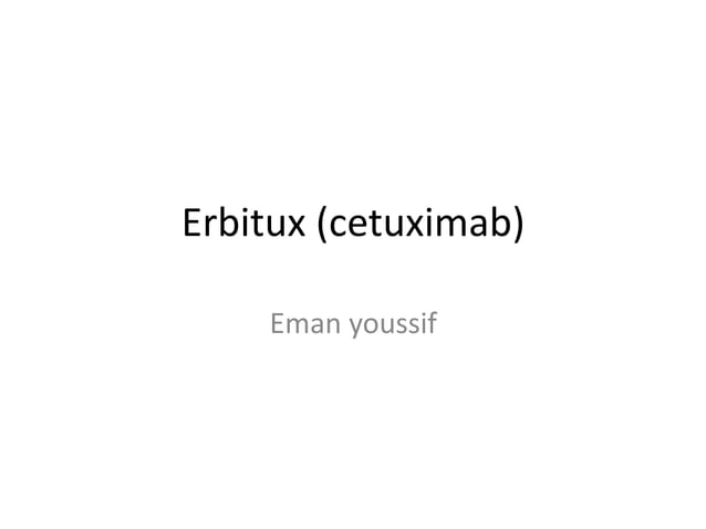 erbitux | PPT