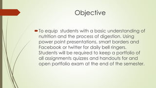 Nutrition PowerPoint | PPTX